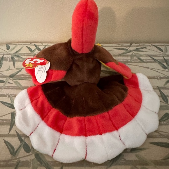 Toys | Ty Beanie Baby Gobbles The Turkey 1996 Rare And Retired | Poshmark